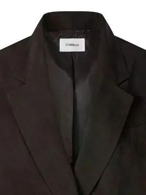 STUDIO TOMBOY Single-breasted Oversized Blazer - Brown