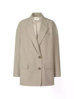 STUDIO TOMBOY Single-breasted Oversized Blazer - Neutrals