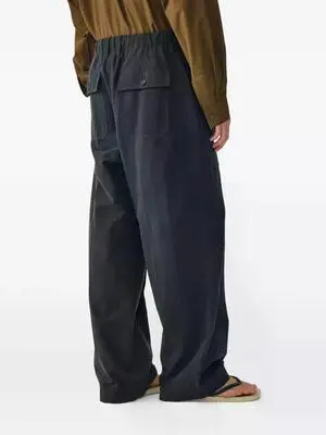 STUDIO TOMBOY Pintuck Drawstring Trousers - Black