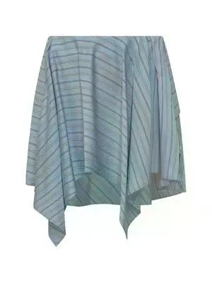 IRO PARIS Utalia Striped Skirt - Blue