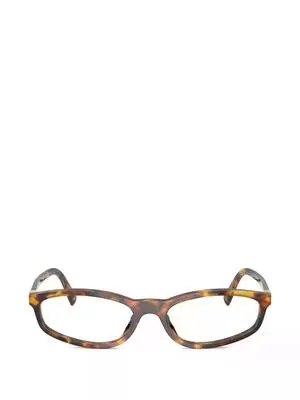 Miu Miu Tortoiseshell Pattern Eyeglasses - Brown