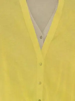JNBY V-neck Layered Cardigan