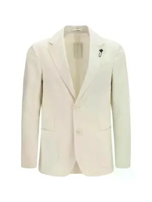 LARDINI Button Rieti Jacket - Neutrals