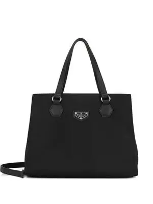 Philipp Plein Silver Tone Totes