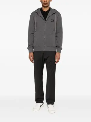 Dolce & Gabbana Essential Zip Up Hoodie - Grey
