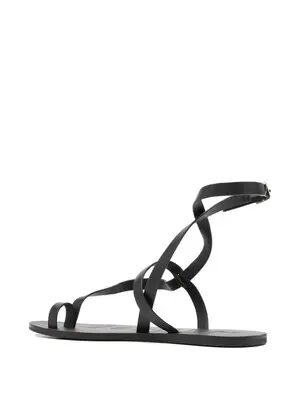 Manebí Leather Sandals - Black