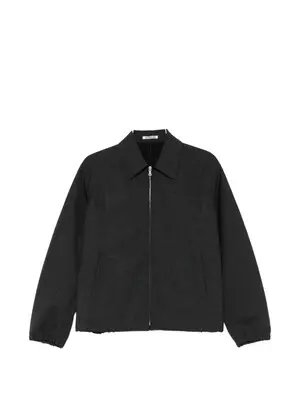 Auralee Zipped Nylon Jacket - Grey