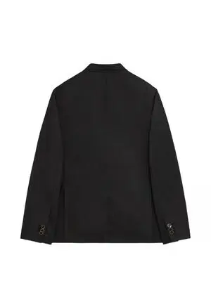 A PAPER KID Pinstriped Double-breasted Blazer