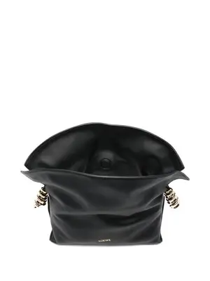 Loewe Flamenco Mini Leather Clutch - Black