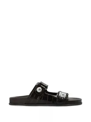Croc Effect Sandals For Women