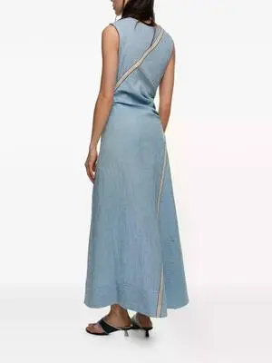 Bimba Y Lola Striped Maxi Dress
