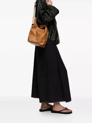 Bimba Y Lola Medium Stitched Tote Bag - Brown