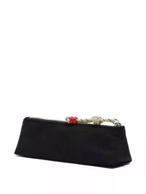 Bimba Y Lola Cord-detail Makeup Bag - Grey