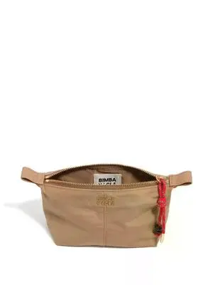 Bimba Y Lola Trapezoid Makeup Bag With Topstitching - Neutrals