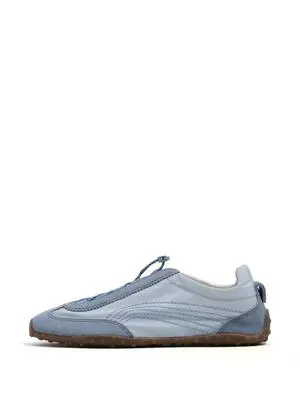 Bimba Y Lola Light Suede Trimmed Drawstring Sneakers - Blue