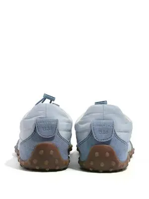 Bimba Y Lola Light Suede Trimmed Drawstring Sneakers - Blue