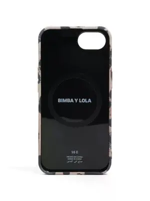 Bimba Y Lola Iphone 16 E Animal-print Phone Case