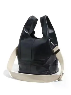 Bimba Y Lola Leather Tote Bag - Black