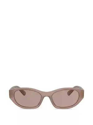 Miu Miu Geometric-frame Sunglasses - Neutrals