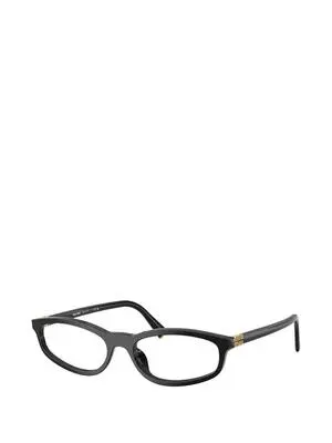 Miu Miu Oval-shape Eyeglasses - Black