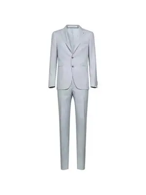 Tagliatore Peaked-lapels Two-button Suit - Grey