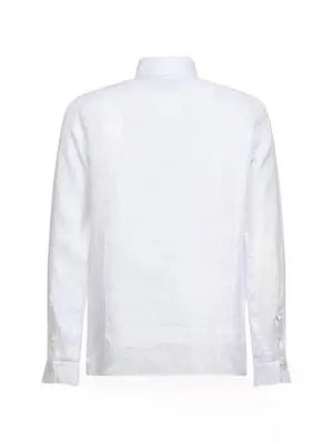 D4.0 Half-button Shirt - White