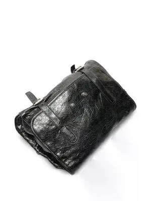 Balenciaga 1990-2000s Wrinkle Processing Clutch Bag