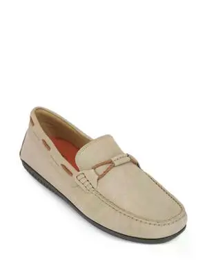 Martin Dingman Braided Suede Loafers