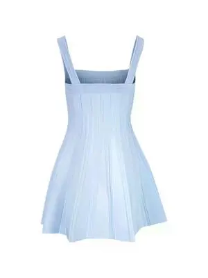Simkhai Square-neck Mini Dress - Blue