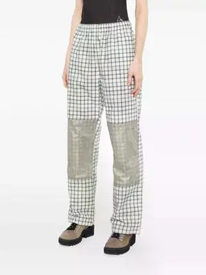 ROA Aair Floweave Printed Check Pants