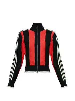 Adidas Striped Zip-up Cardigan