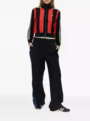 Adidas Striped Zip-up Cardigan