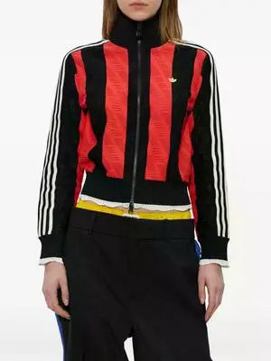 Adidas Striped Zip-up Cardigan