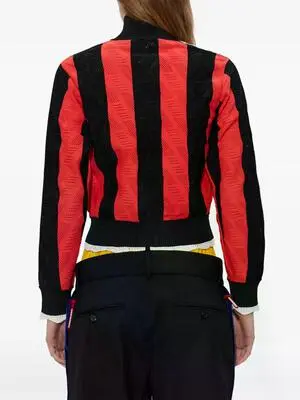 Adidas Striped Zip-up Cardigan