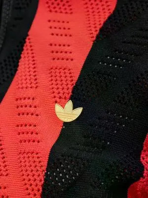 Adidas Striped Zip-up Cardigan