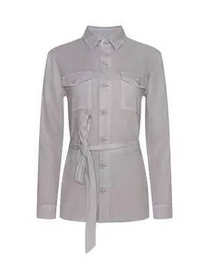 L'Agence Samaya Linen Utility Jacket