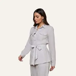 L'Agence Samaya Linen Utility Jacket