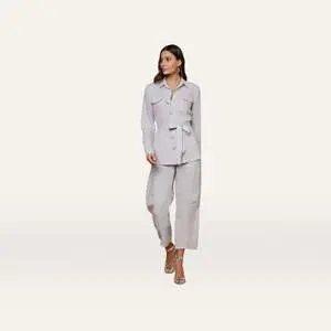 L'Agence Samaya Linen Utility Jacket