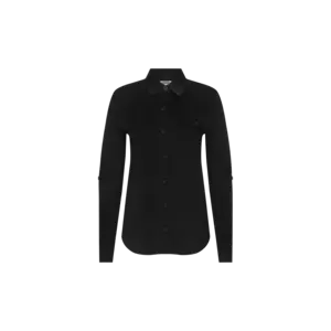 L'Agence Pearson Poplin Shirt - Black