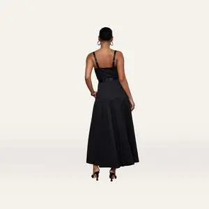 L'Agence Rima Maxi Dress - Black