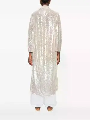 FORTE_FORTE Sequin-embellished Overcoat