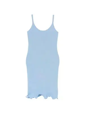 JNBY Mini Dress With Budding Hem - Blue