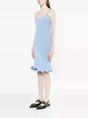 JNBY Mini Dress With Budding Hem - Blue