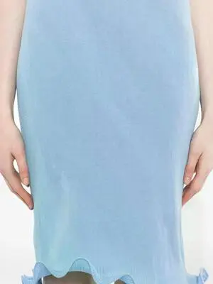 JNBY Mini Dress With Budding Hem - Blue