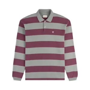 Aimé Leon Dore Striped Crest Rugby Shirt - Blue