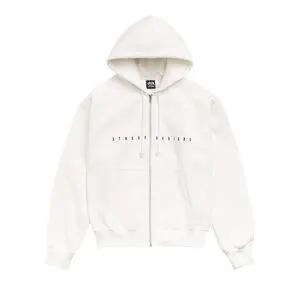 StÜssy Box Zip Hoodie - White