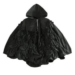 Tao Comme Des Garçons Hooded Ruffle Jacket