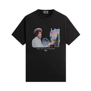 Kith For Bob Ross Portrait Tee - Black