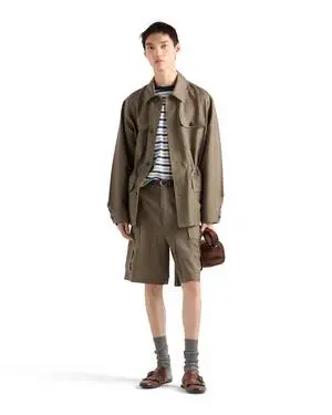 Prada Mohair And Wool Safari Jacket