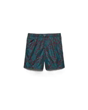 Prada Printed Re-nylon Swim Trunks